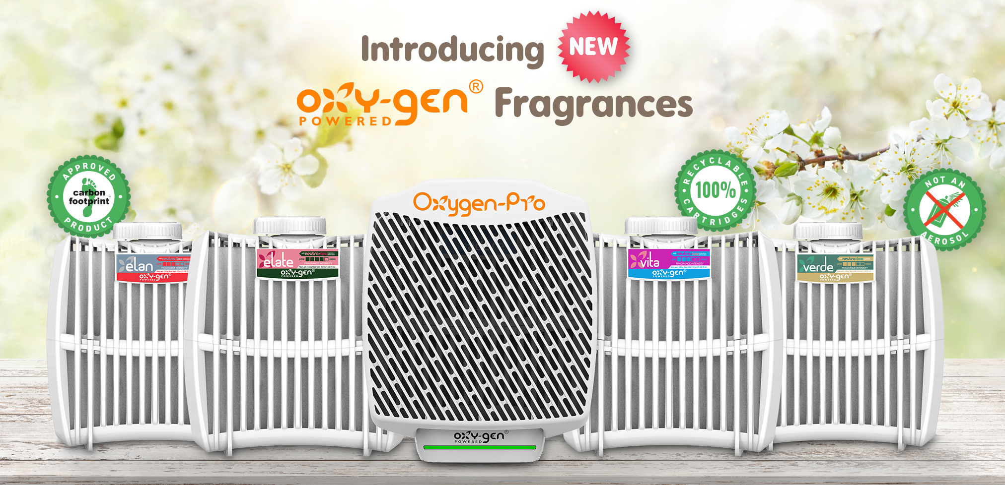 Oxy-Gen Powered Eco-Friendly Air Freshener